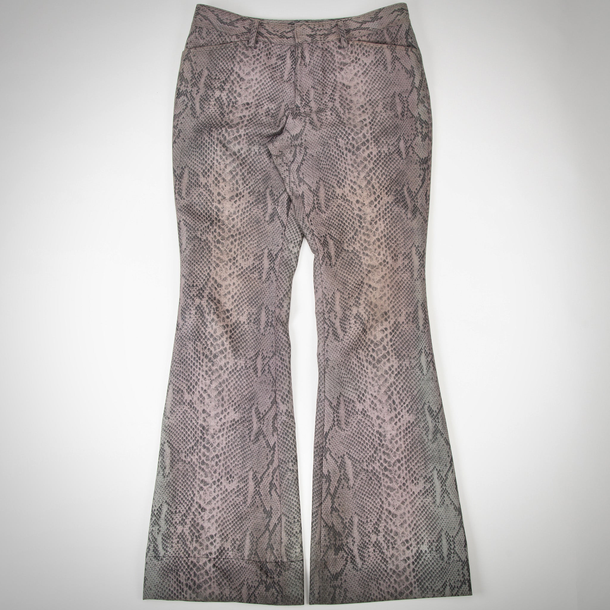 5351POUR LES HOMMES:SNAKE SKIN FLARED PANTS – ANOMALIE WORLD
